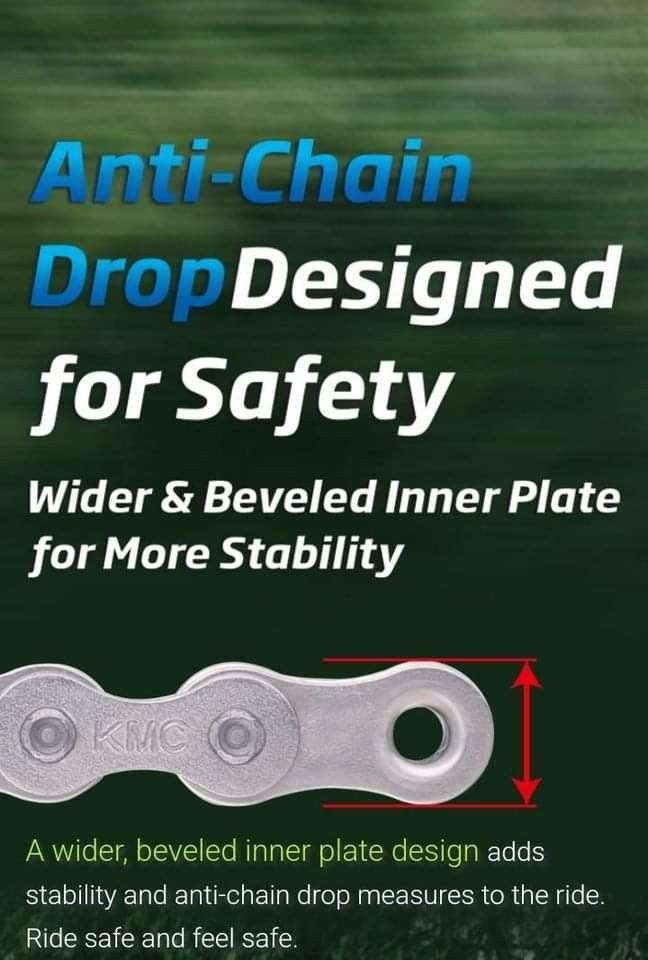 KMC Z SINGLE SPEED FIXED GEAR CHAIN, Sports Equipment, Bicycles & Parts ...