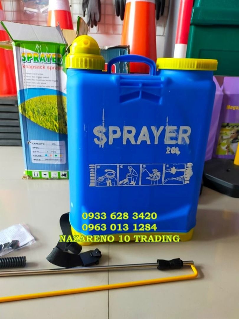 Knapsack sprayer w/ manual sprayer., Beauty & Personal Care, Sanitizers ...