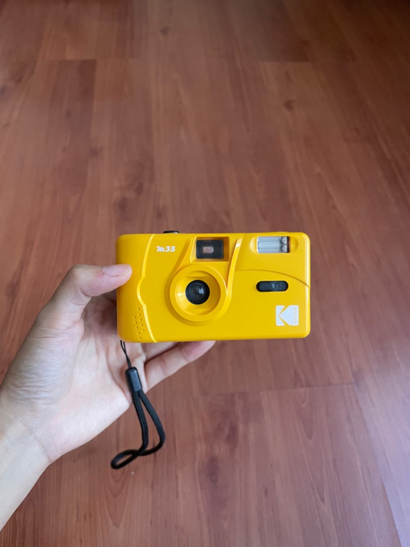 Kodak M35 Film Camera and Battery - Yellow, Photography, Cameras on ...