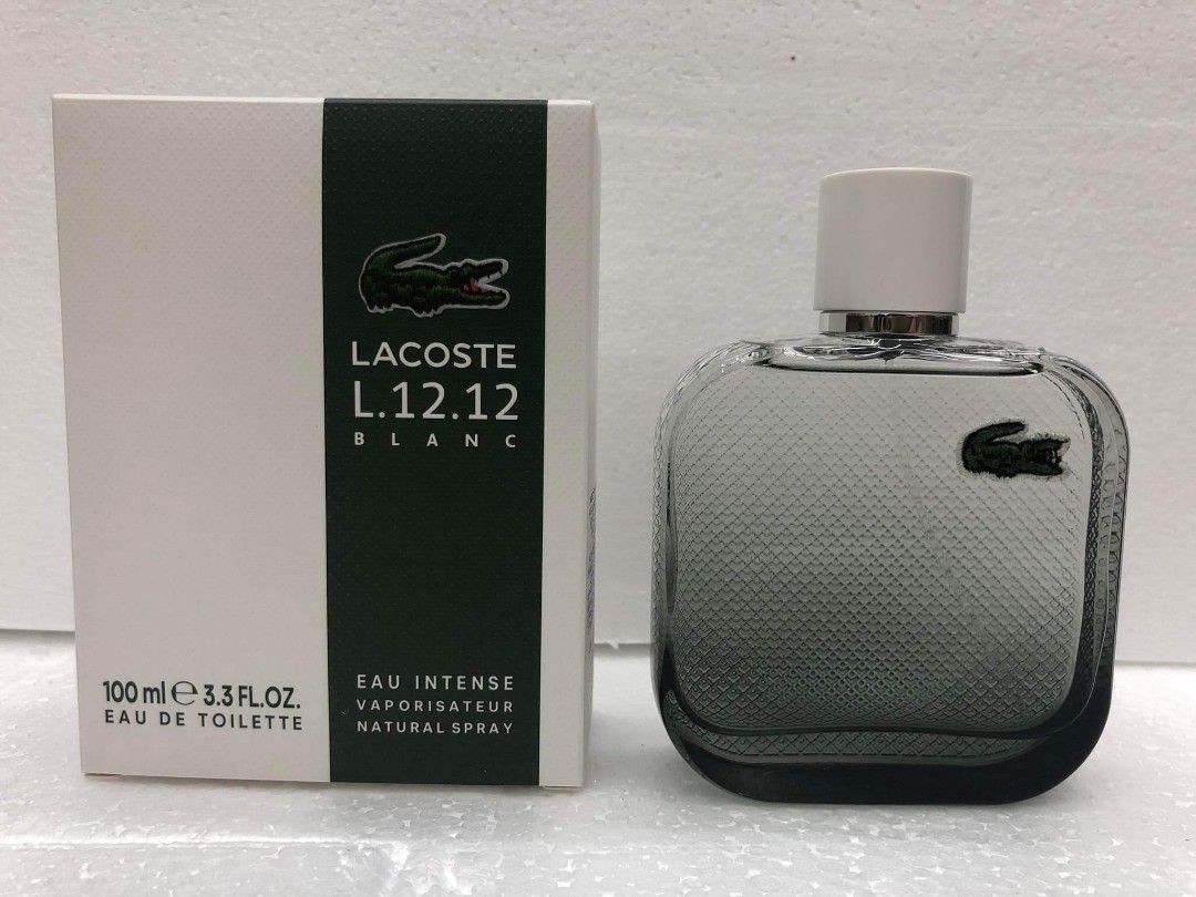 Lacoste L.12.12 Blanc eau de Intense 100ml, Beauty & Personal Care ...