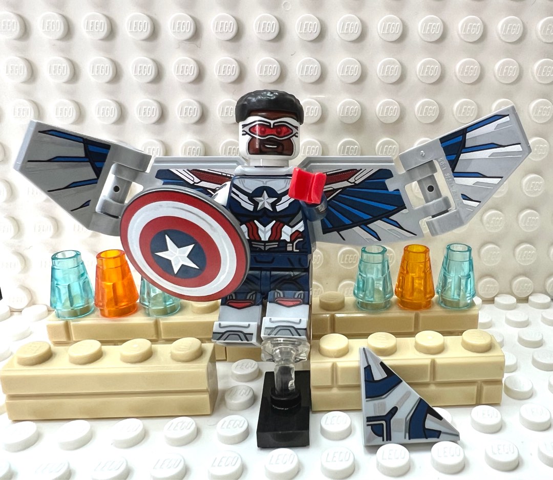 Lego 71031 marvel studios minifigures captain america falcon 樂高人仔 獵鷹美國 ...