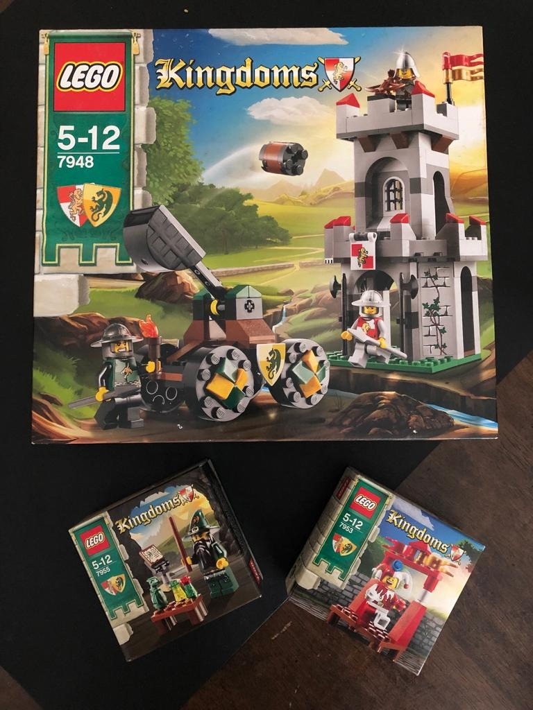 Lego Kingdoms - 3 in 1 Bundle (7948 - Outpost Attack, 7955 - Wizard ...