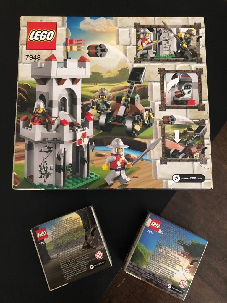 Lego Kingdoms - 3 in 1 Bundle (7948 - Outpost Attack, 7955 - Wizard ...