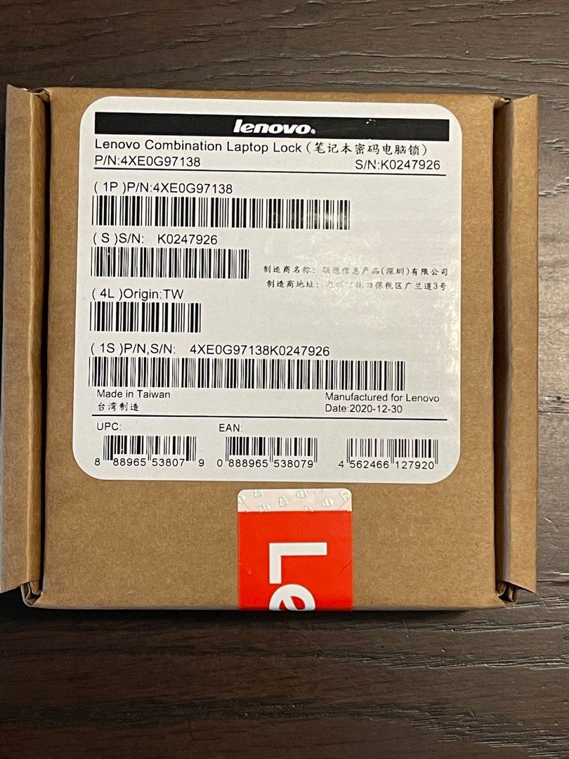 Lenovo Laptop Kensington Lock, Computers & Tech, Parts & Accessories ...