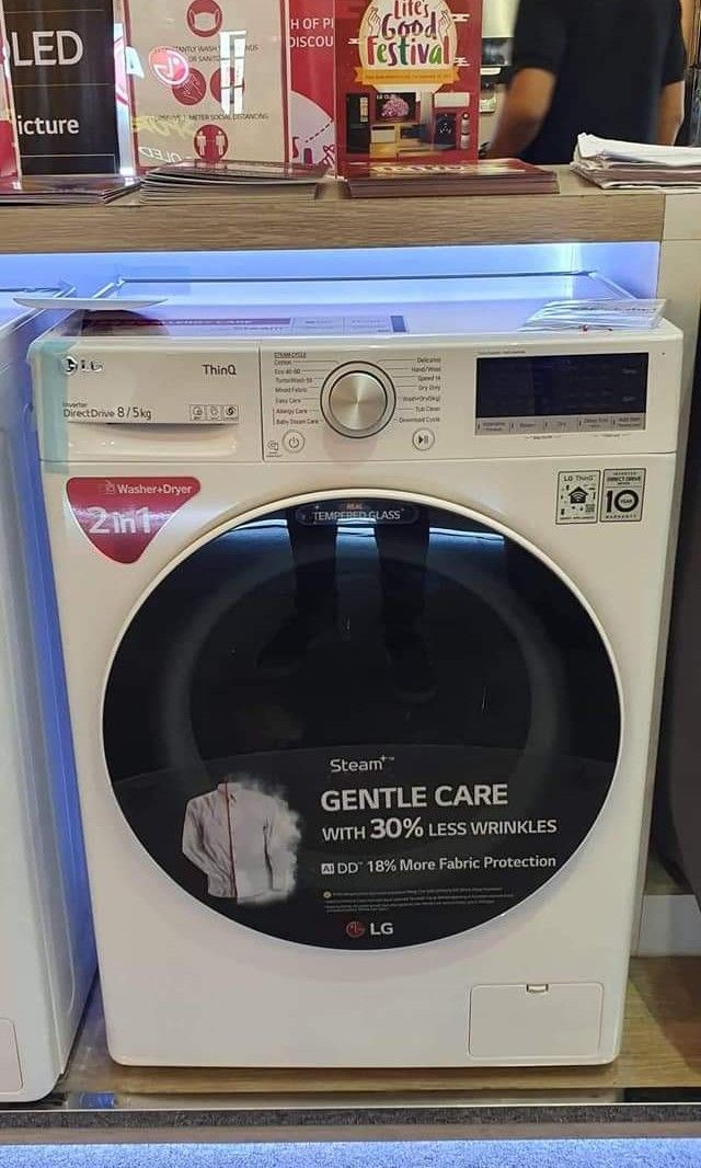LG FRONT LOAD FULLY AUTOMATIC WASHING MACHINE (DIRECT DRIVE INVERTER ...