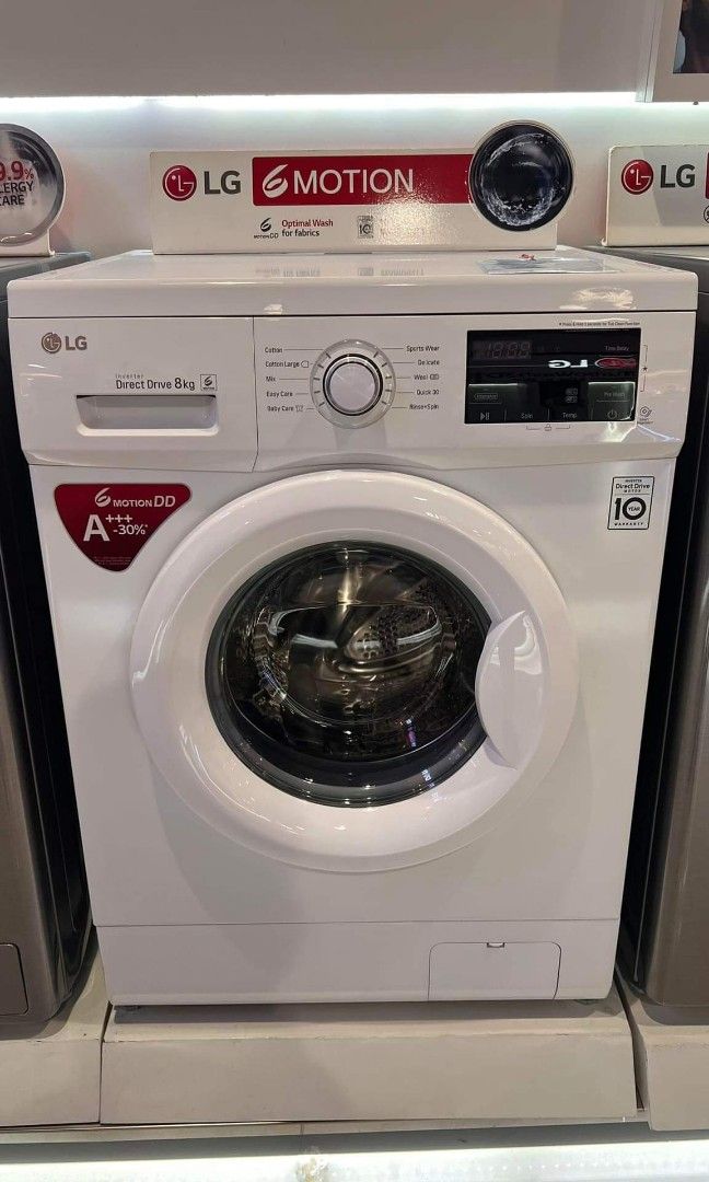 LG FRONT LOAD FULLY AUTOMATIC WASHING MACHINE (DIRECT DRIVE INVERTER ...