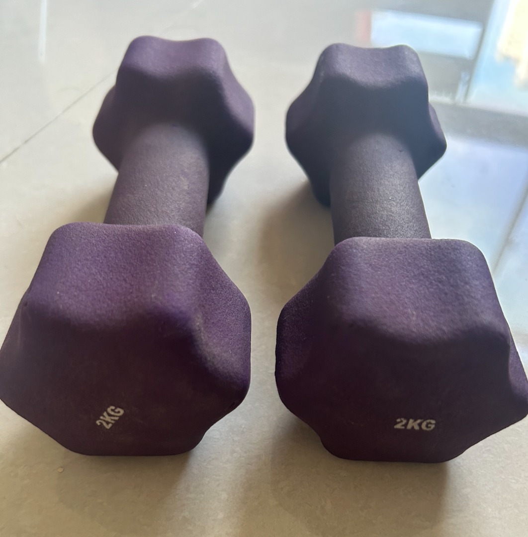 Light dumbbells, Sports Equipment, Exercise & Fitness, Weights ...