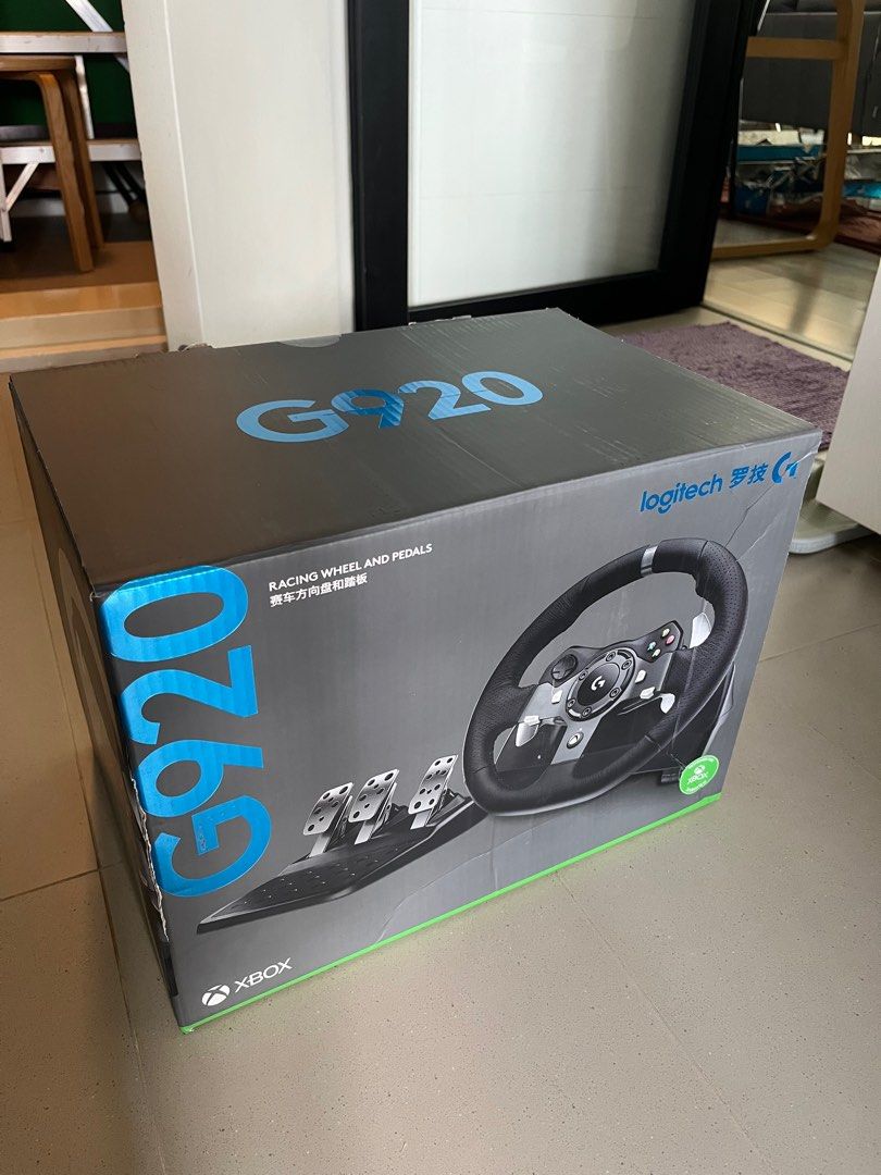 Logitech G920 Steering Wheel X box version, Hobbies & Toys, Toys ...