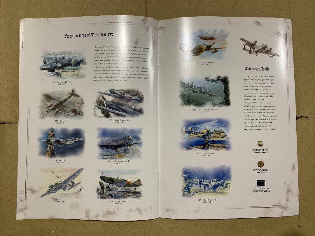 Lot of 5 different brands PLASTIC MODEL KIT Catalogs Circa 2005 & 2006 ...