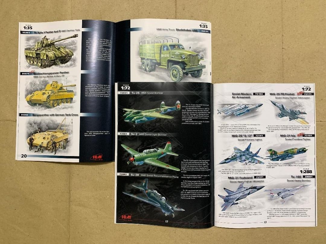 Lot of 5 different brands PLASTIC MODEL KIT Catalogs Circa 2005 & 2006 ...