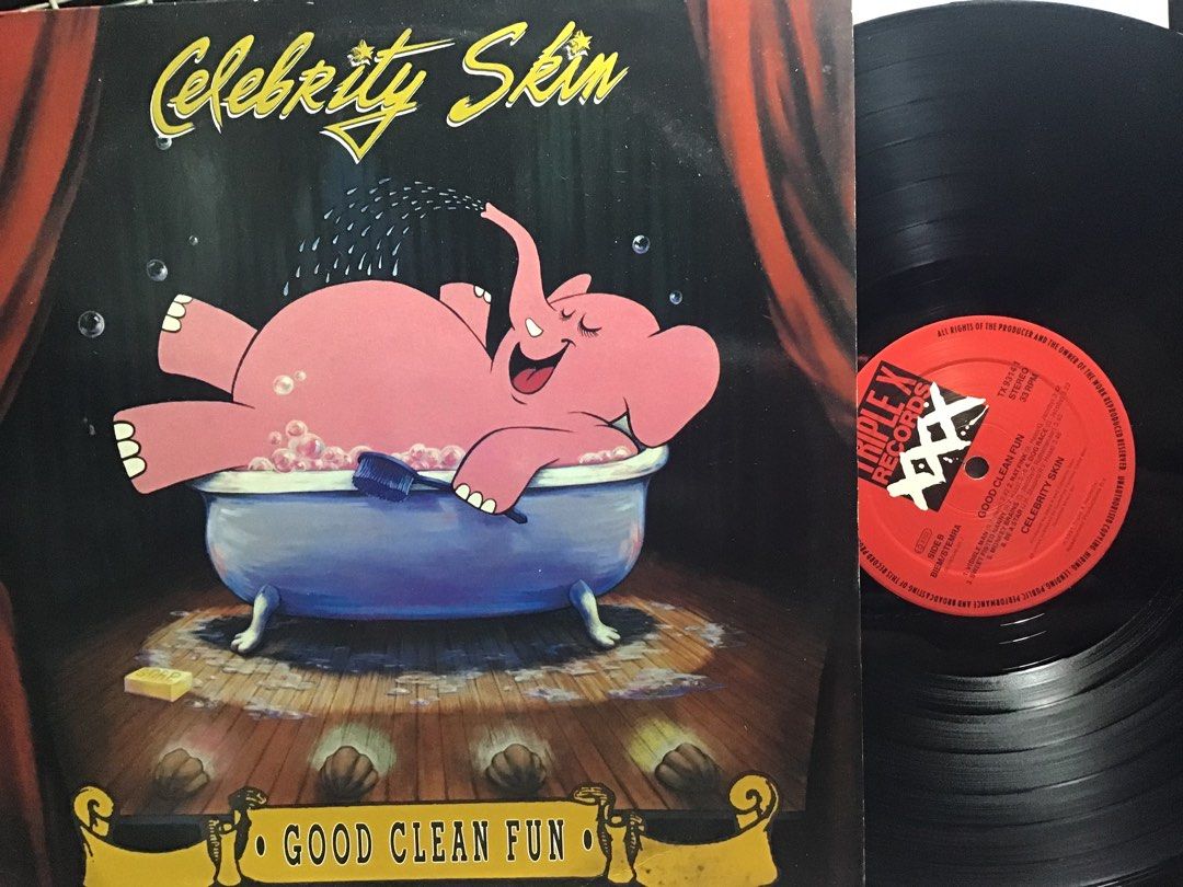 LP Celebrity Skin - Good Clean Fun OOP 1991 CINYL RRCORD Anubis Pop ...