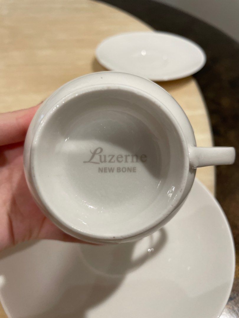 Luzerne New Bone Tea Cup Set, Furniture & Home Living, Kitchenware ...