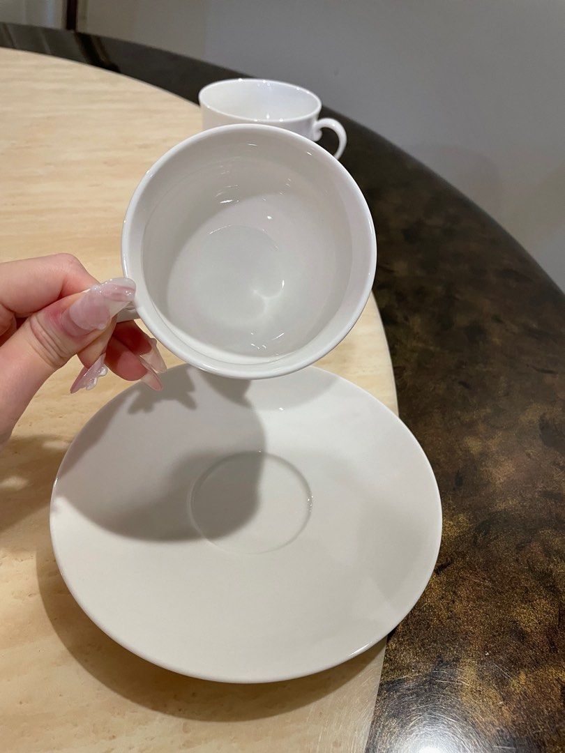 Luzerne New Bone Tea Cup Set, Furniture & Home Living, Kitchenware ...