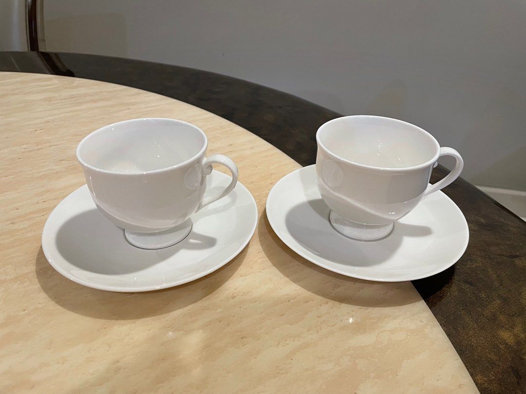 Luzerne New Bone Tea Cup Set, Furniture & Home Living, Kitchenware ...