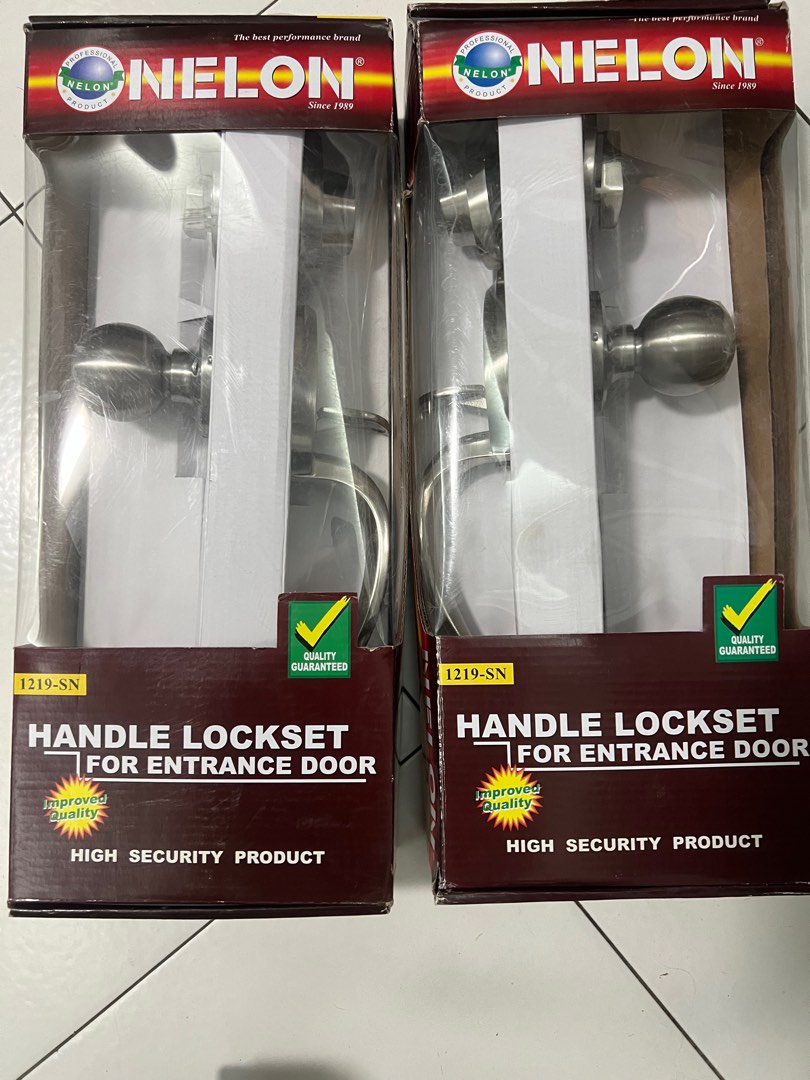Main door lock Nelon, Furniture & Home Living, Security & Locks, Locks ...