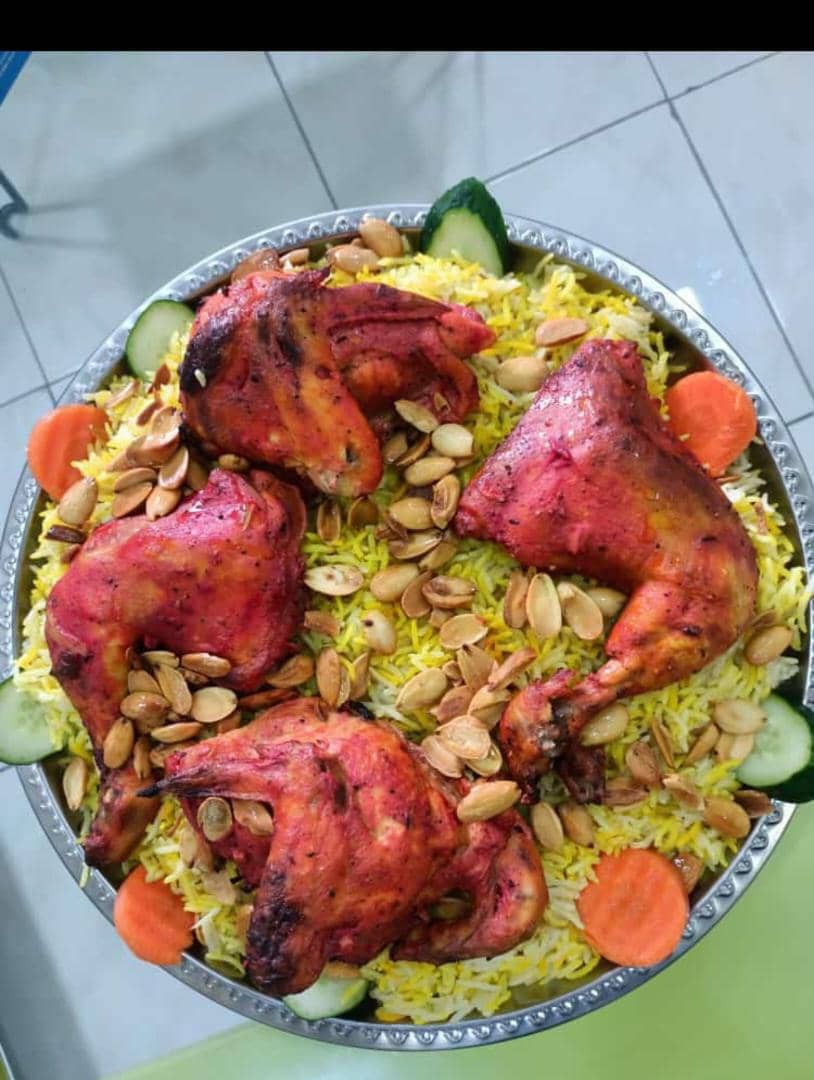 Mandi rice with chicken, Food & Drinks, Local Eats on Carousell