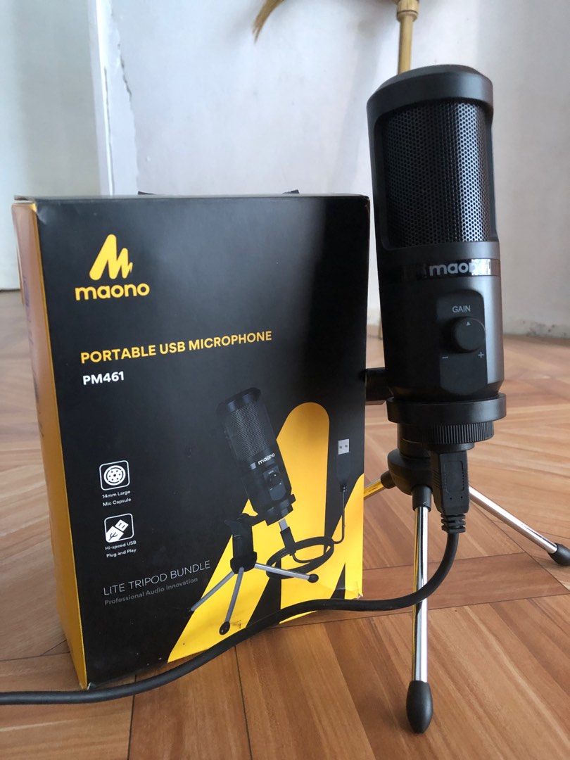 Maono PM461 Microphone, Audio, Microphones on Carousell