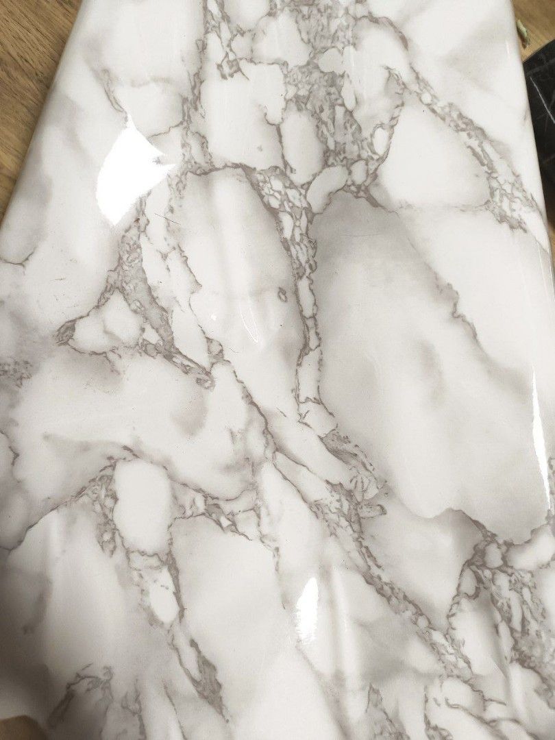 Marble Wallpaper Sticker, Furniture & Home Living, Home Decor, Other ...