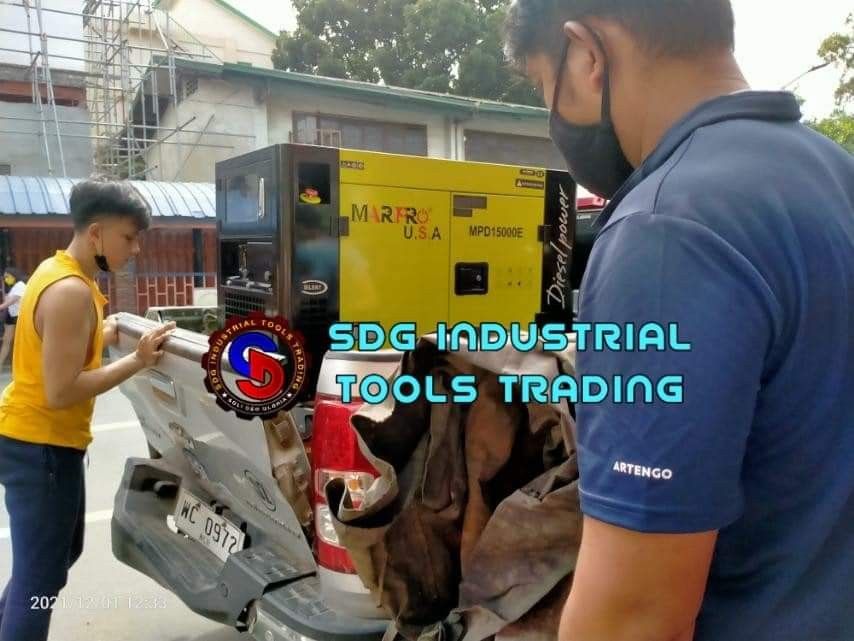 MARPRO USA 15KVA Watercooled Diesel Silent Type Generator w/ Automatic ...