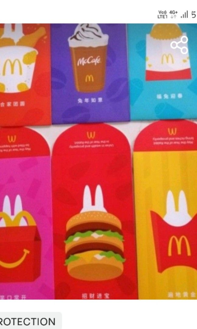 McDonald's red packets, Hobbies & Toys, Stationery & Craft, Art ...