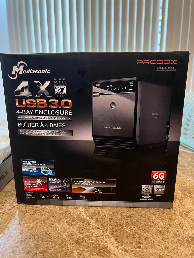 Mediasonic PROBOX 4-Bay Enclosure, Computers & Tech, Office & Business ...