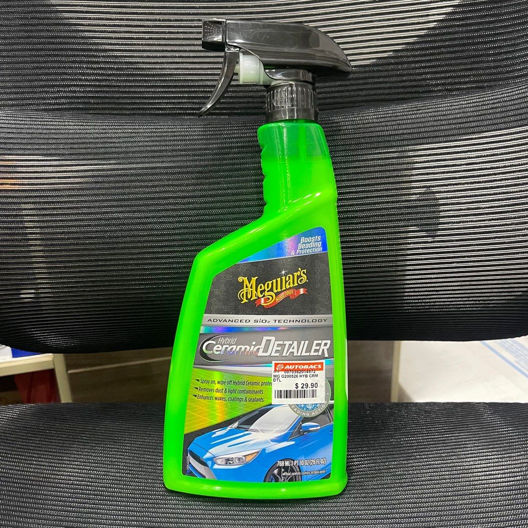Meguiar's Hybrid Ceramic Detailer, Spray Car Detailer with Advanced ...