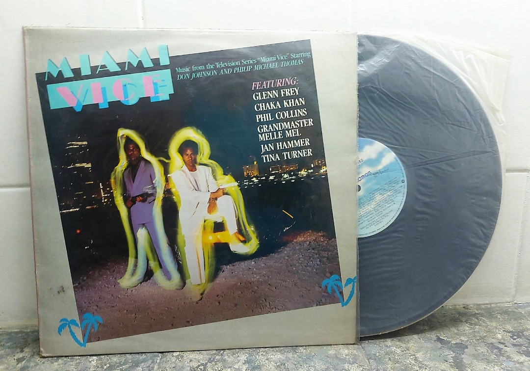 "MIAMI VICE" Original Television Soundtrack LP Vinyl Record (1985 ...
