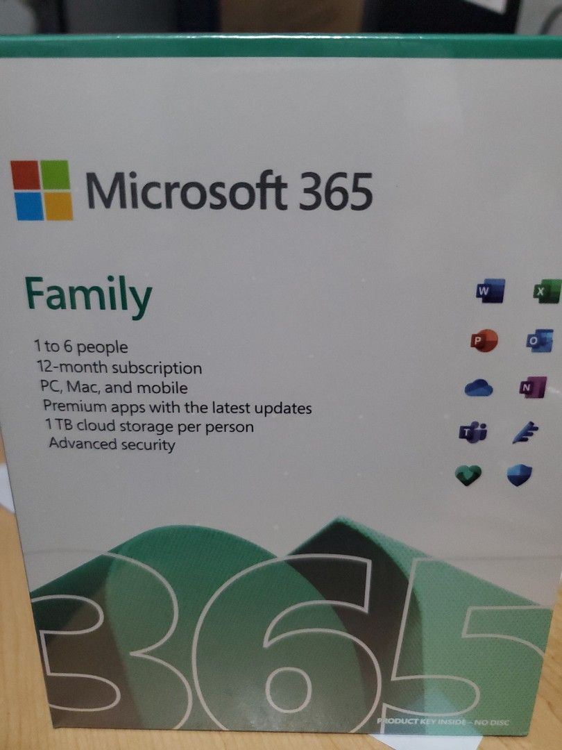 Microsoft O365 Family, Computers & Tech, Parts & Accessories, Software ...