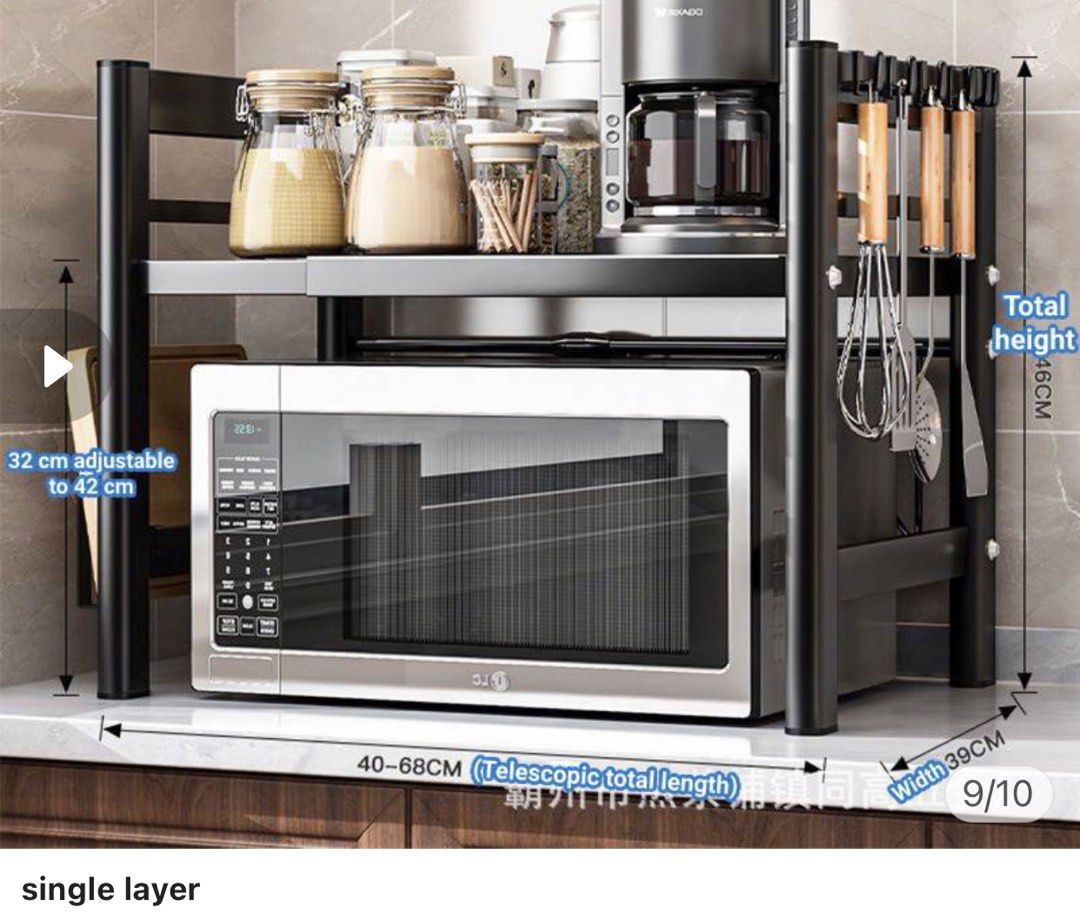 Microwave rack, Furniture & Home Living, Kitchenware & Tableware, Food ...