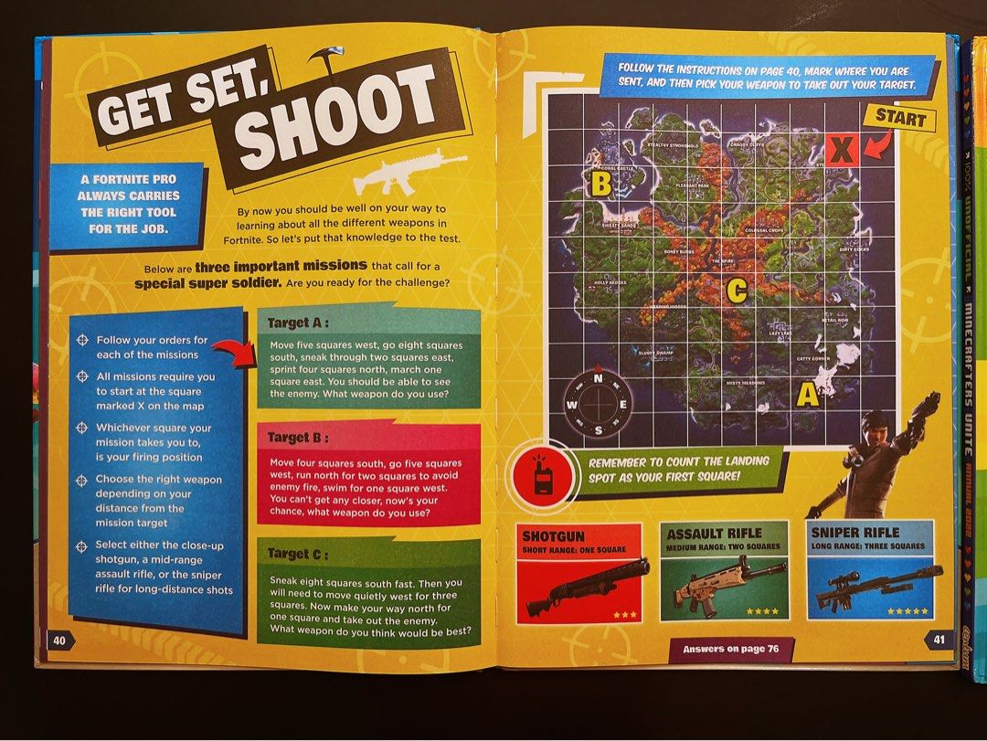 Minecraft + Fortnite Annual 2022 Activity Book, Hobbies & Toys, Books ...