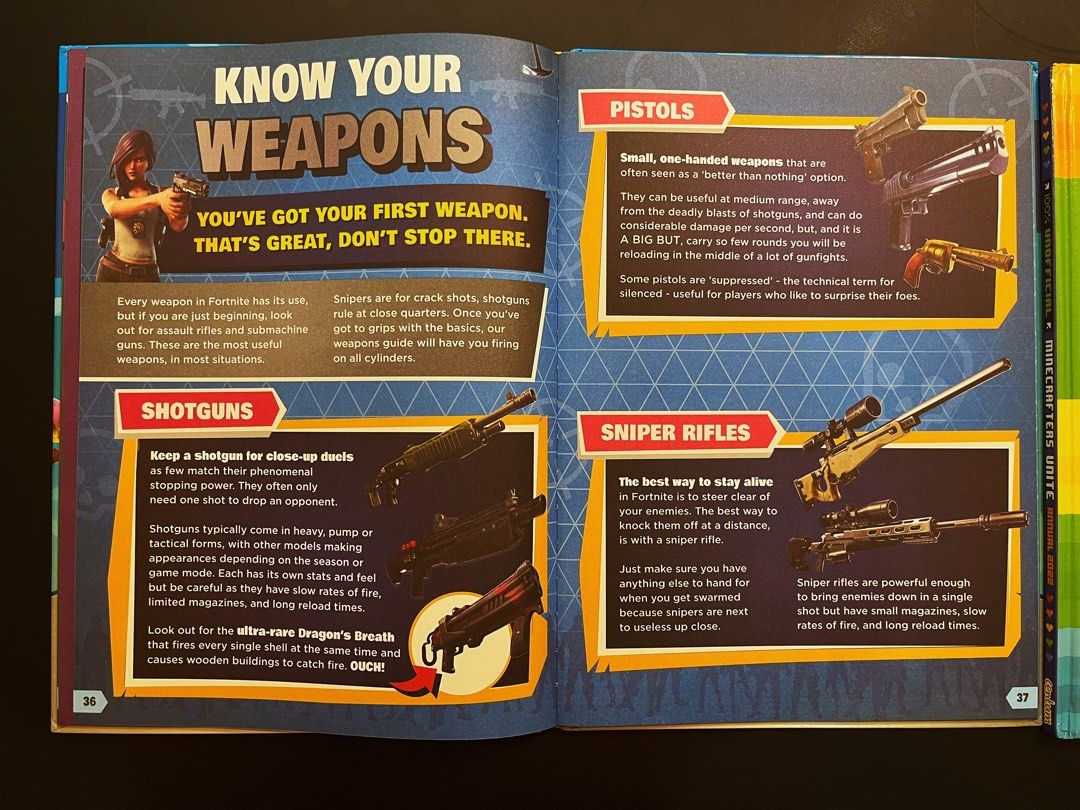 Minecraft + Fortnite Annual 2022 Activity Book, Hobbies & Toys, Books ...