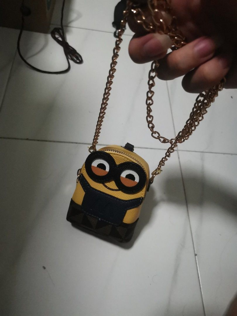 Minion mini bag, Luxury, Bags & Wallets on Carousell