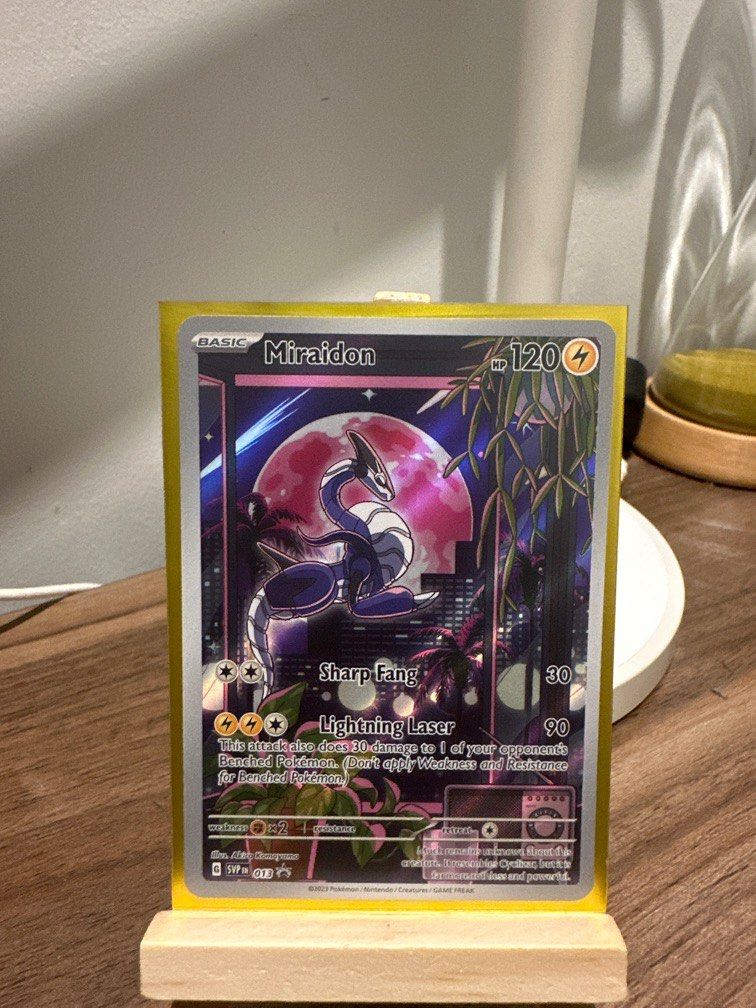 Miraidon Promo + Pikachu Cards, Hobbies & Toys, Memorabilia ...