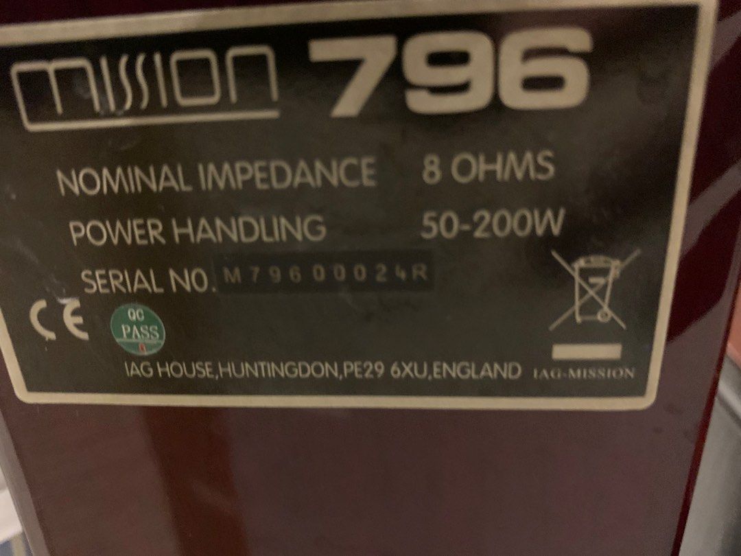 Mission 796 Speakers, Audio, Soundbars, Speakers & Amplifiers on Carousell