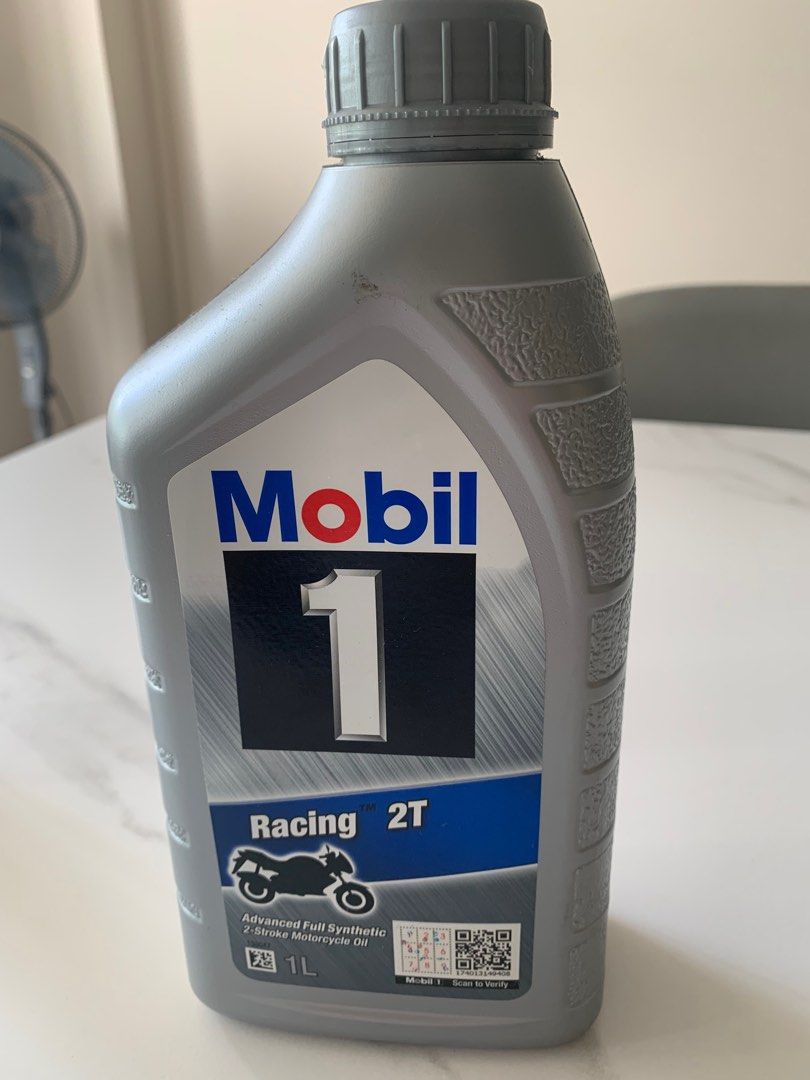 Mobil 1 Full Synthetic 2-Stroke Racing 2T Oil, Motorcycles, Motorcycle ...