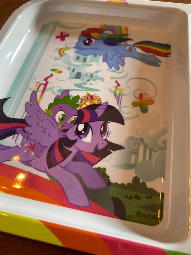 My Little Pony & Pororo Melamine Tray / Plate, Babies & Kids, Nursing ...