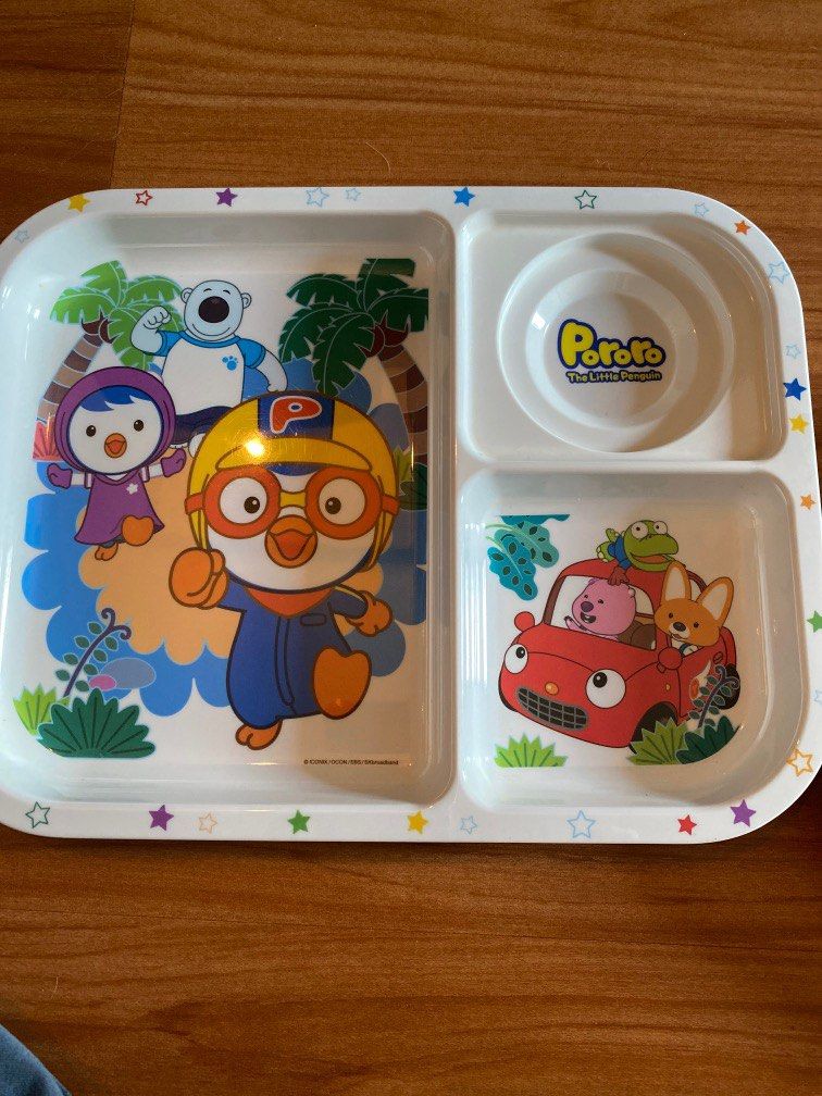 My Little Pony & Pororo Melamine Tray / Plate, Babies & Kids, Nursing ...