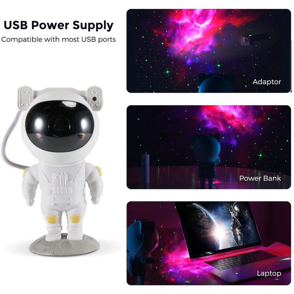 Nebula astronaut projector, Furniture & Home Living, Lighting & Fans ...