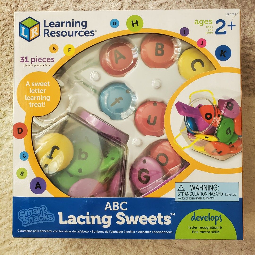 NEW Alphabet Lacing Toy, Hobbies & Toys, Toys & Games on Carousell
