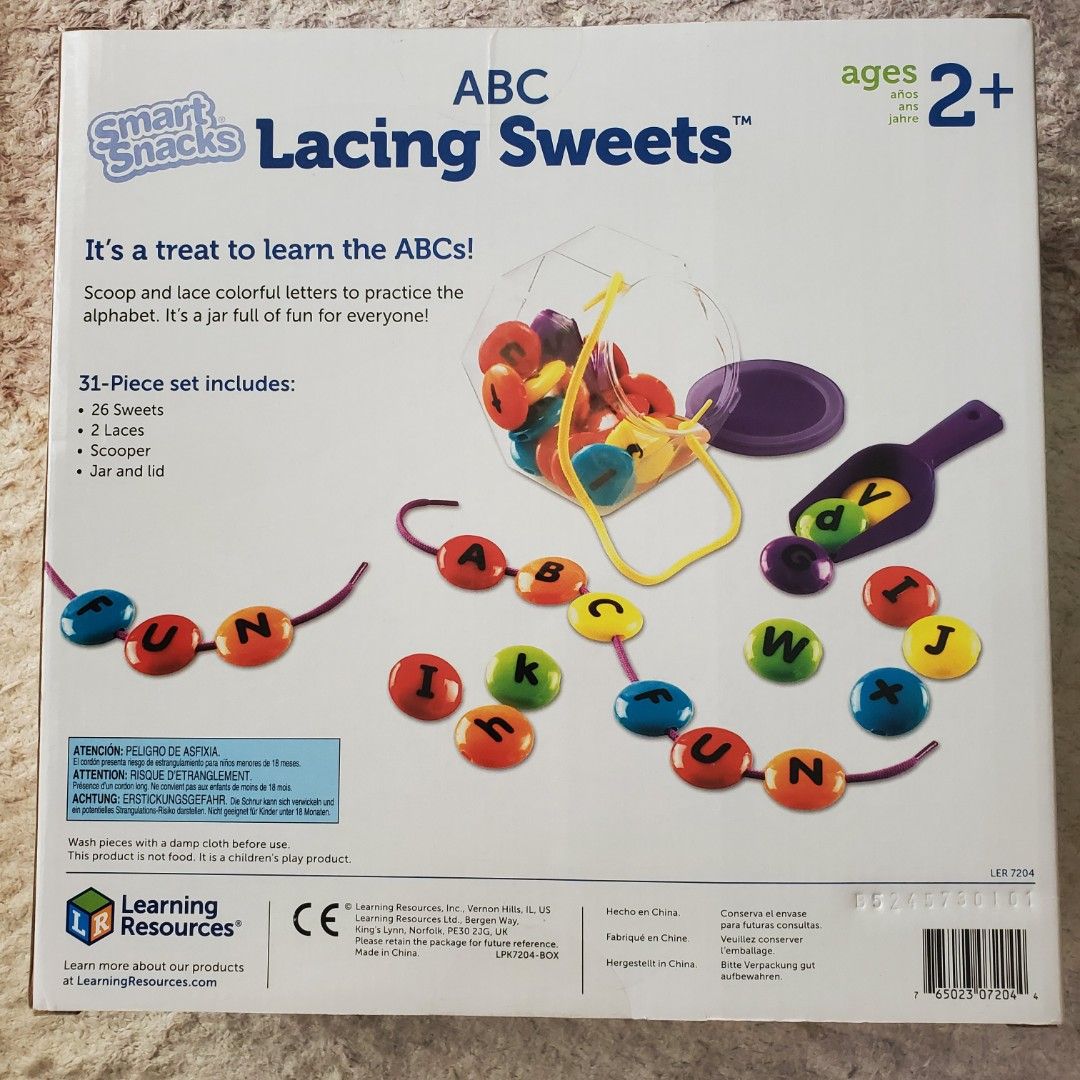 NEW Alphabet Lacing Toy, Hobbies & Toys, Toys & Games on Carousell