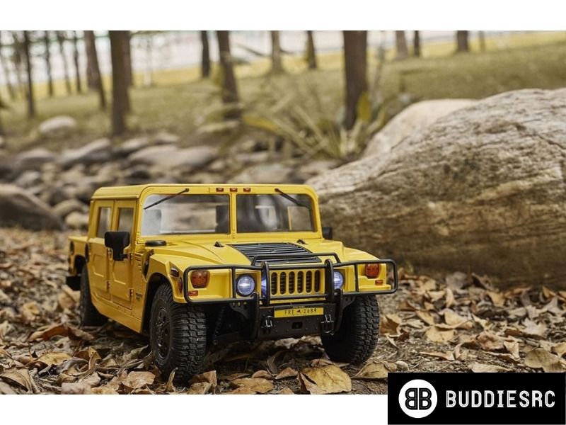 [NEW MODEL!] FMS ROCHOBBY 1/12 Hummer H1 Alpha RTR Trail & Scale ...