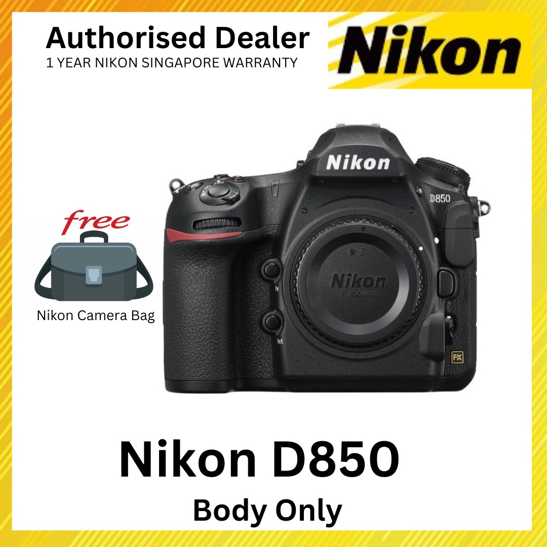 Nikon D850 DSLR Camera Body Only, Photography, Cameras on Carousell