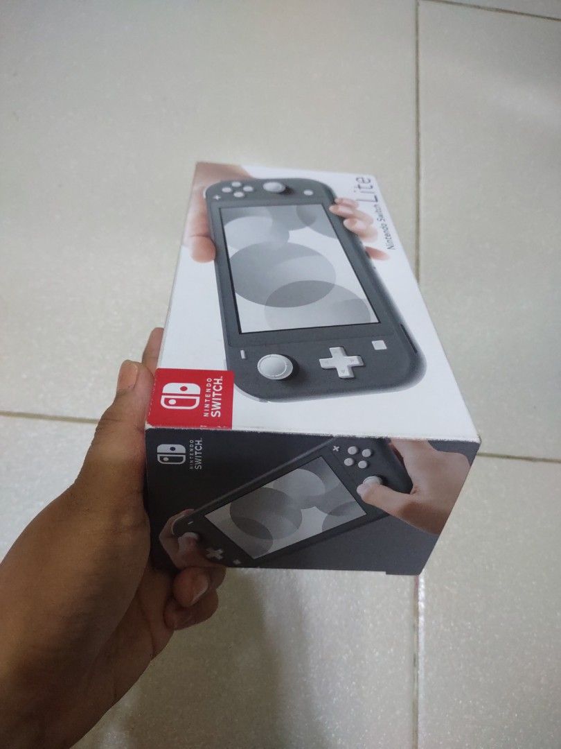 Nintendo Switch Lite - Gray Color, Video Gaming, Video Game Consoles ...