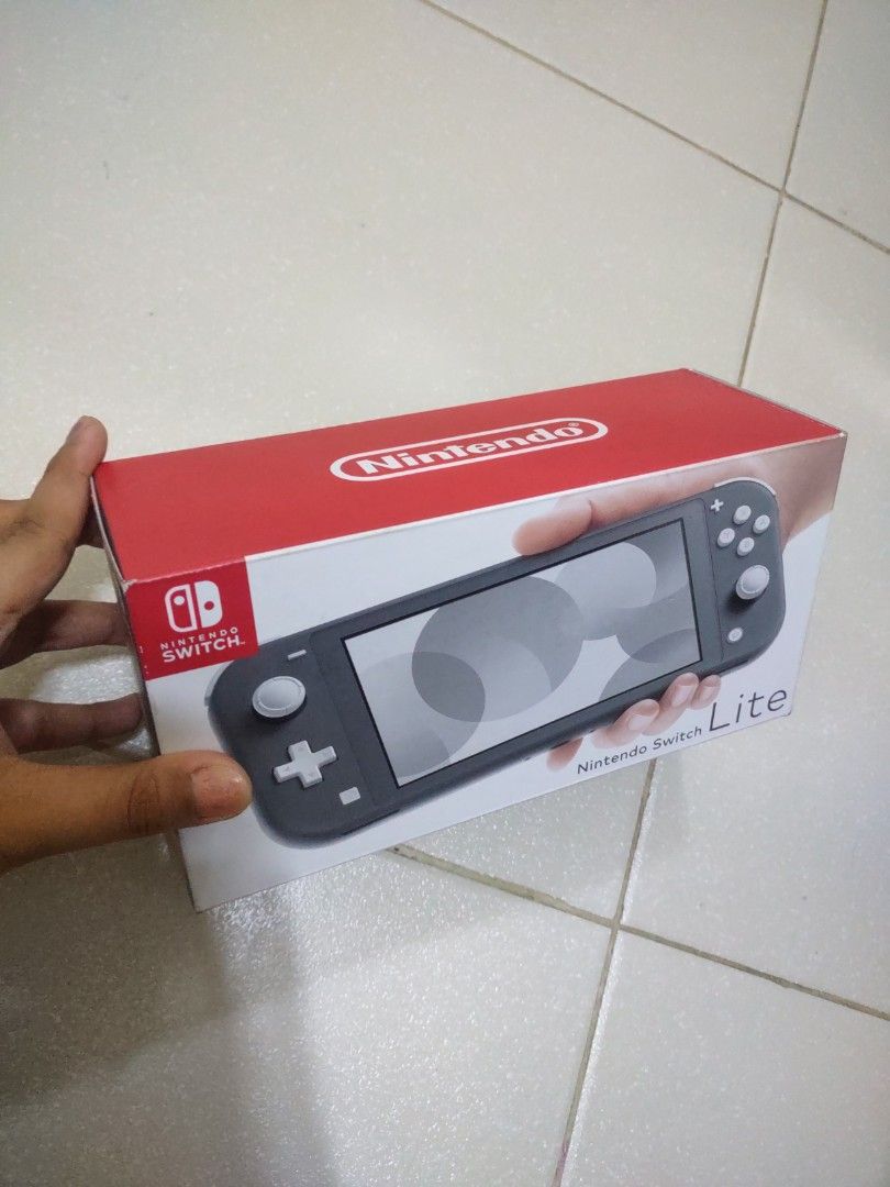 Nintendo Switch Lite - Gray Color, Video Gaming, Video Game Consoles ...