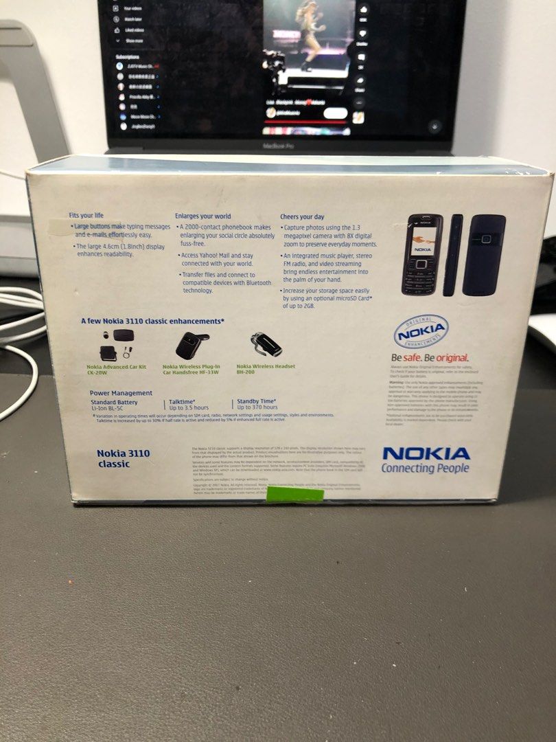 Nokia 3110 full set original (used), Video Gaming, Gaming Accessories ...