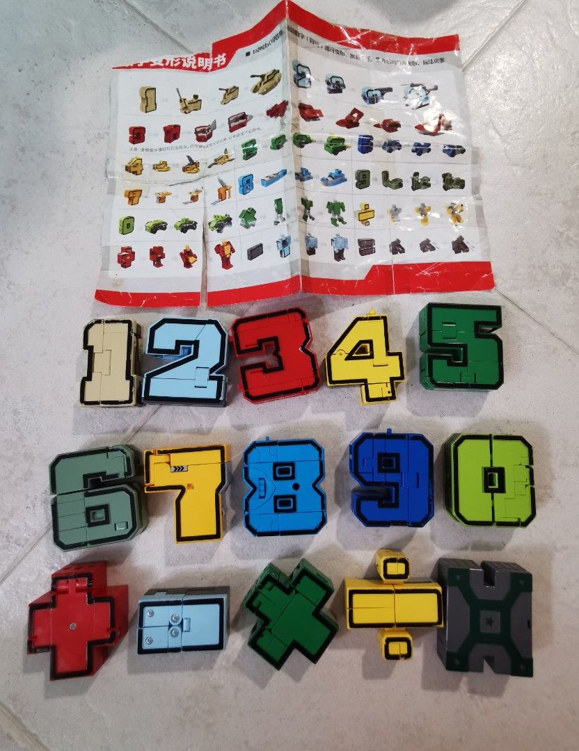 Number transformer, Babies & Kids, Infant Playtime on Carousell