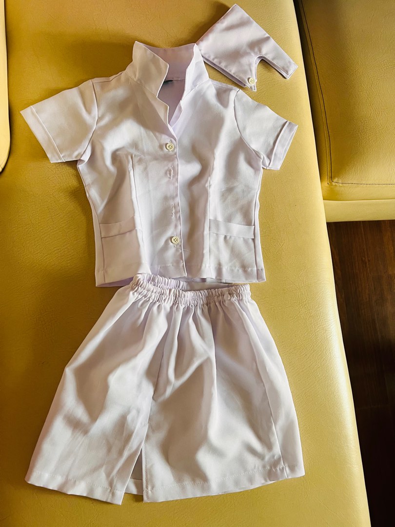 Nurse Costume With Cap On Carousell