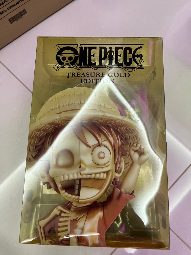 One Piece Mighty Jaxx XXRAY PLUS: Luffy (Treasure Gold Edition) Jason ...
