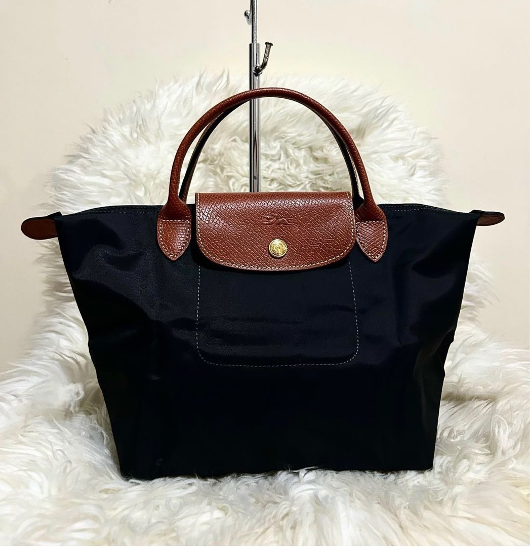 Original longchamp mini graphite grey, Luxury, Bags & Wallets on Carousell