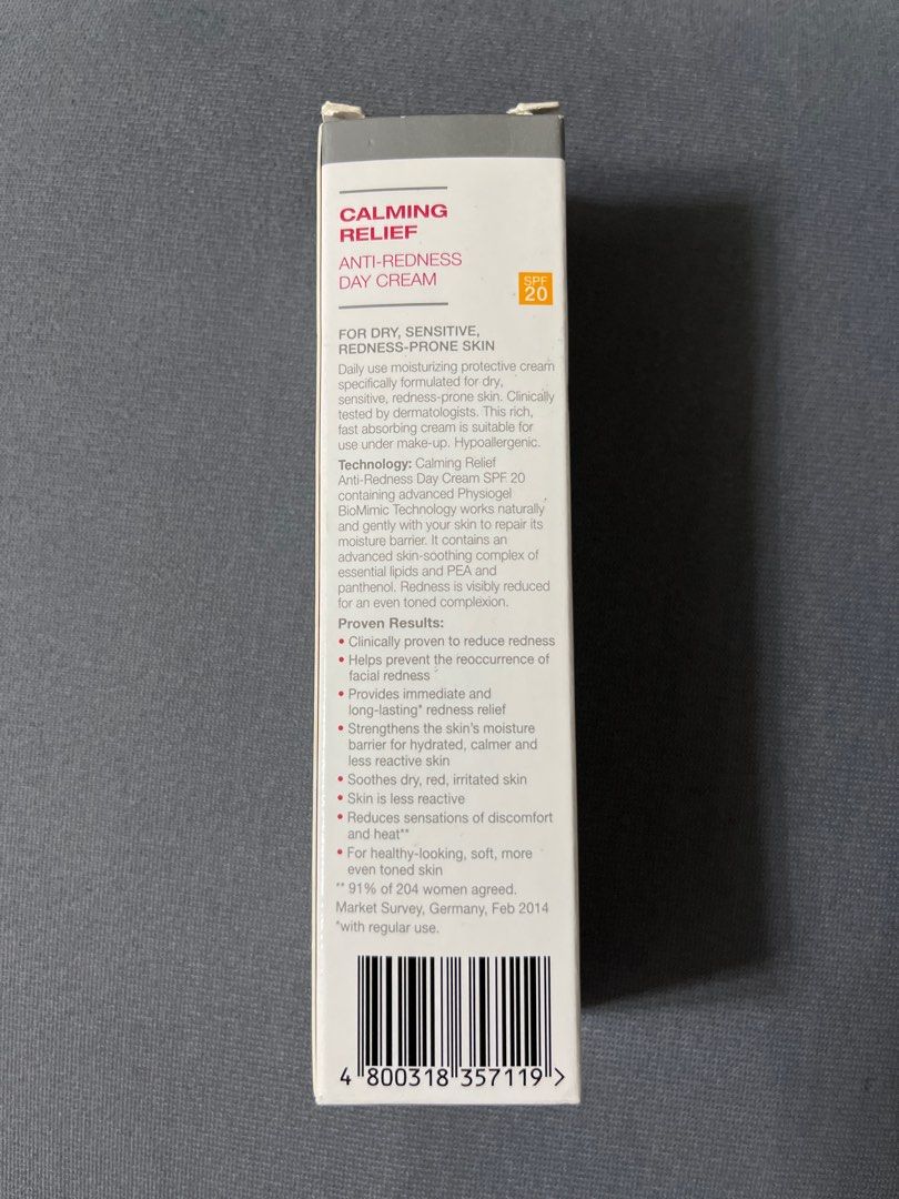 Physiogel calming relief anti redness day cream, 美容＆化妝品, 健康及美容 - 皮膚護理 ...